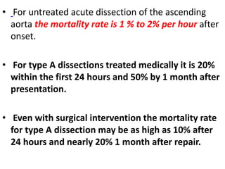 Aortic dissection ppt | PPTX