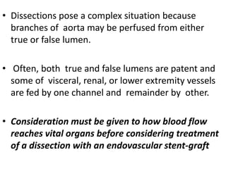 Aortic dissection ppt | PPTX | Heart and Cardiovascular Diseases ...