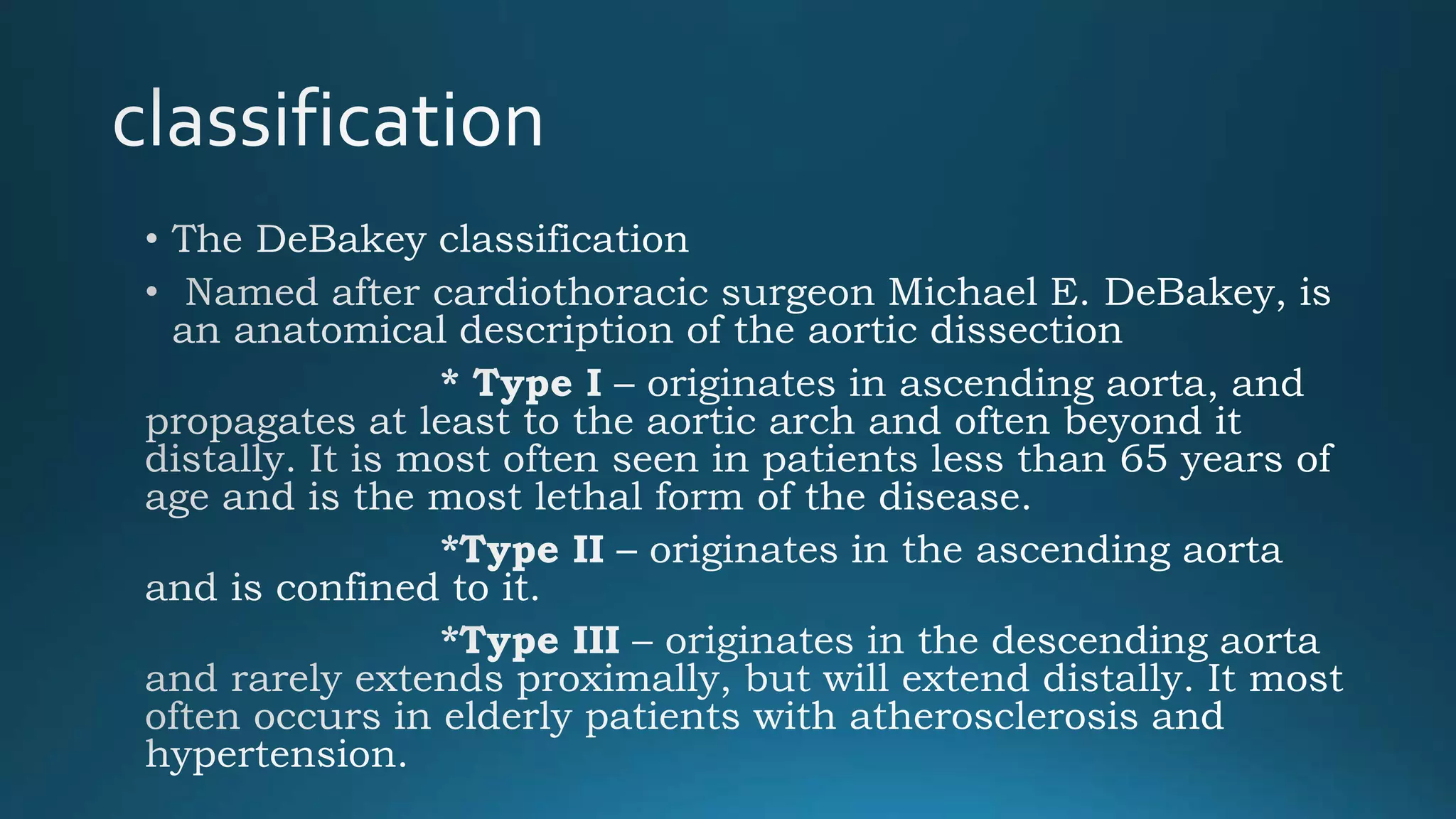 Aortic dissection | PPT