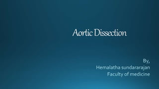 Aortic dissection | PPT