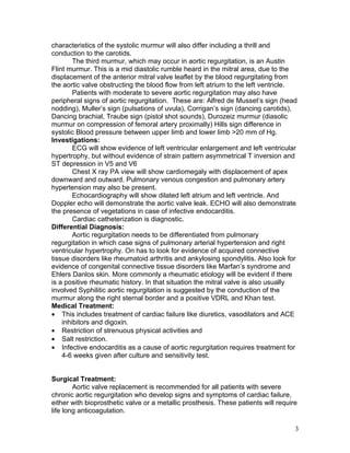 Aortic Regurgitation | DOC