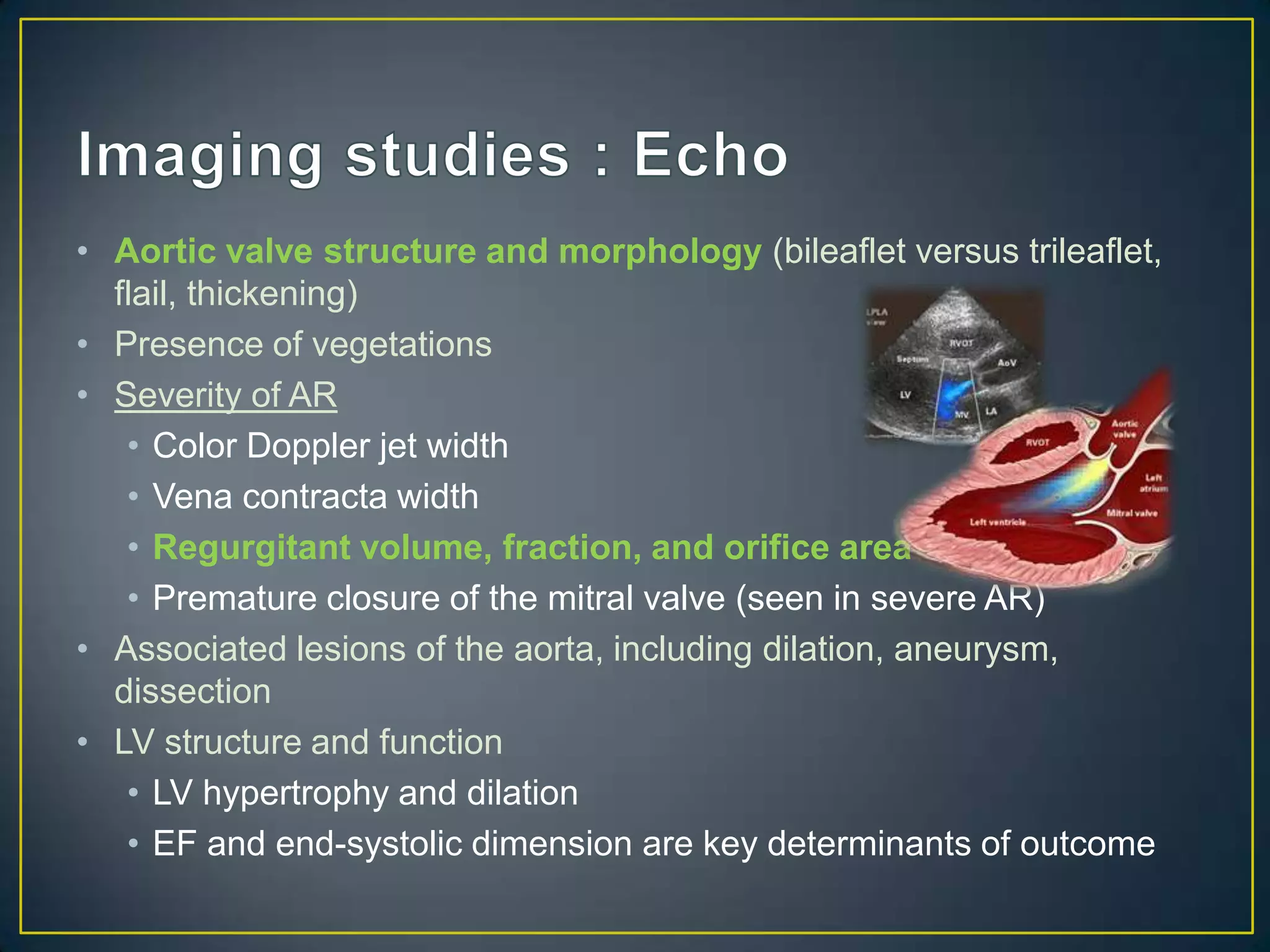 Aortic regurgitation | PPTX