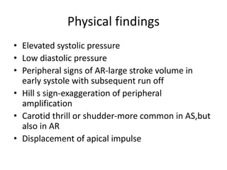 Aortic regurgitation | PPTX