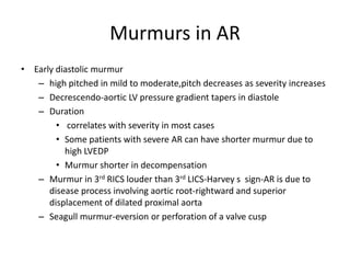 Aortic regurgitation | PPT