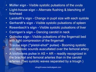 Aortic regurgitation | PPTX
