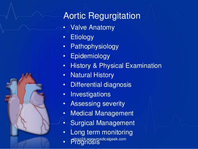 Aortic regurgitation