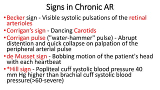 Aortic regurgitation no-video | PPT