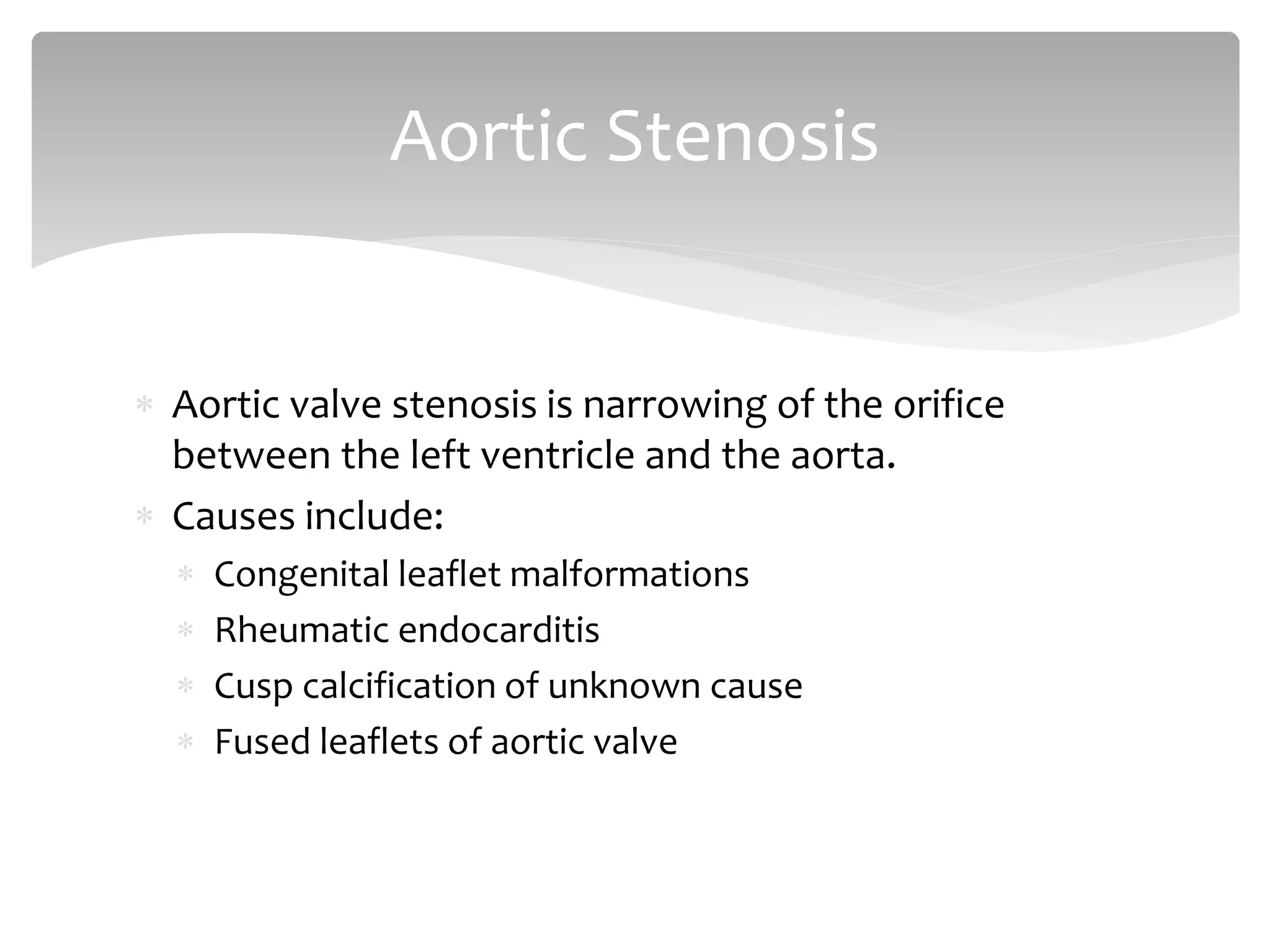 Aortic regurgitation and stenosis sushila | PPT