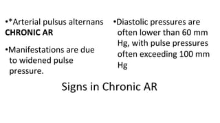 aorticregurgitation anuradha mam.docx | Heart and Cardiovascular ...