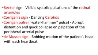 aorticregurgitation anuradha mam.docx | Heart and Cardiovascular ...