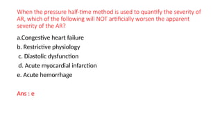 aortic regurgitation Tranesophhageal echocardiographic evaluation | PPTX