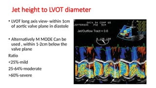 aortic regurgitation Tranesophhageal echocardiographic evaluation | PPTX