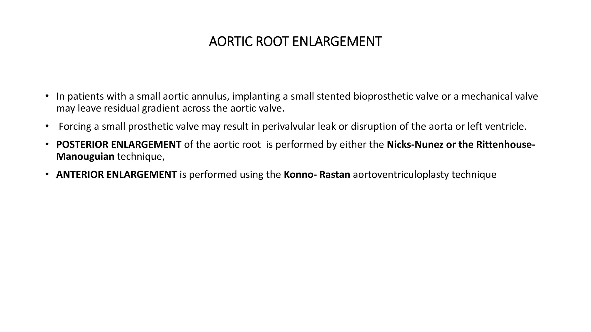 Aortic repair ppt | PPTX