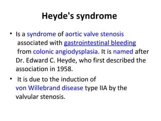 Aortic Stenosis& anemia | PPT