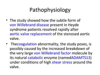 Aortic Stenosis& anemia | PPT