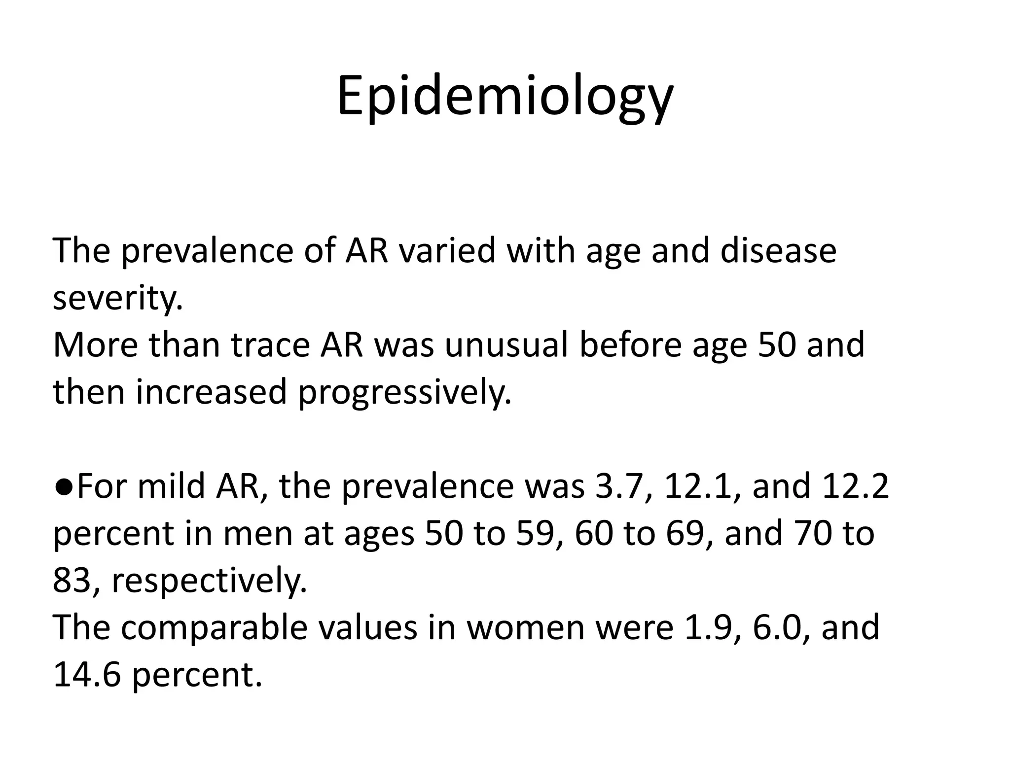 Aortic stenosis and aortic regurgitation aha american heart association ...