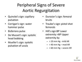 Aortic stenosis and aortic regurgitation aha american heart association ...