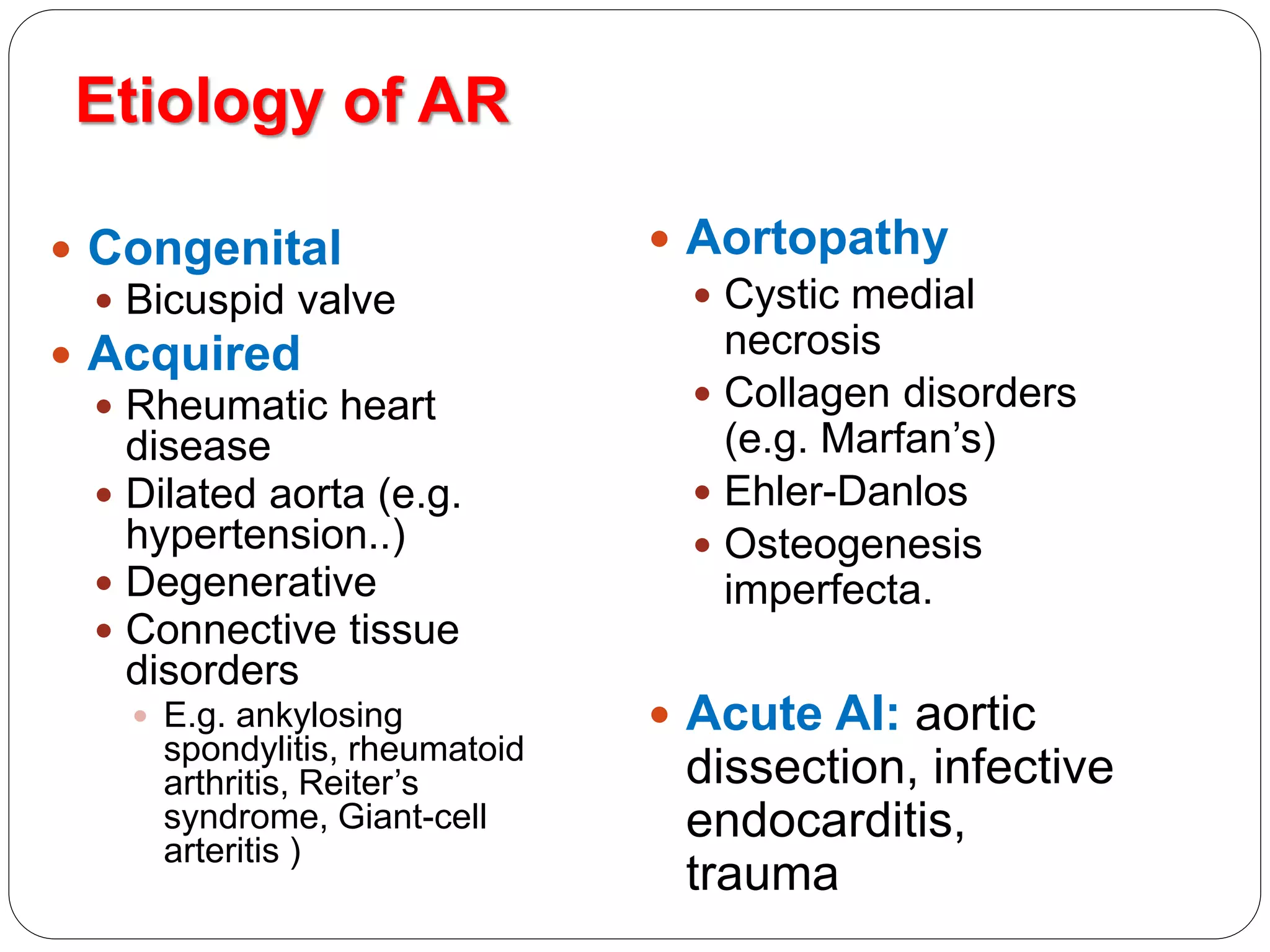Aortic valve disease | PPTX