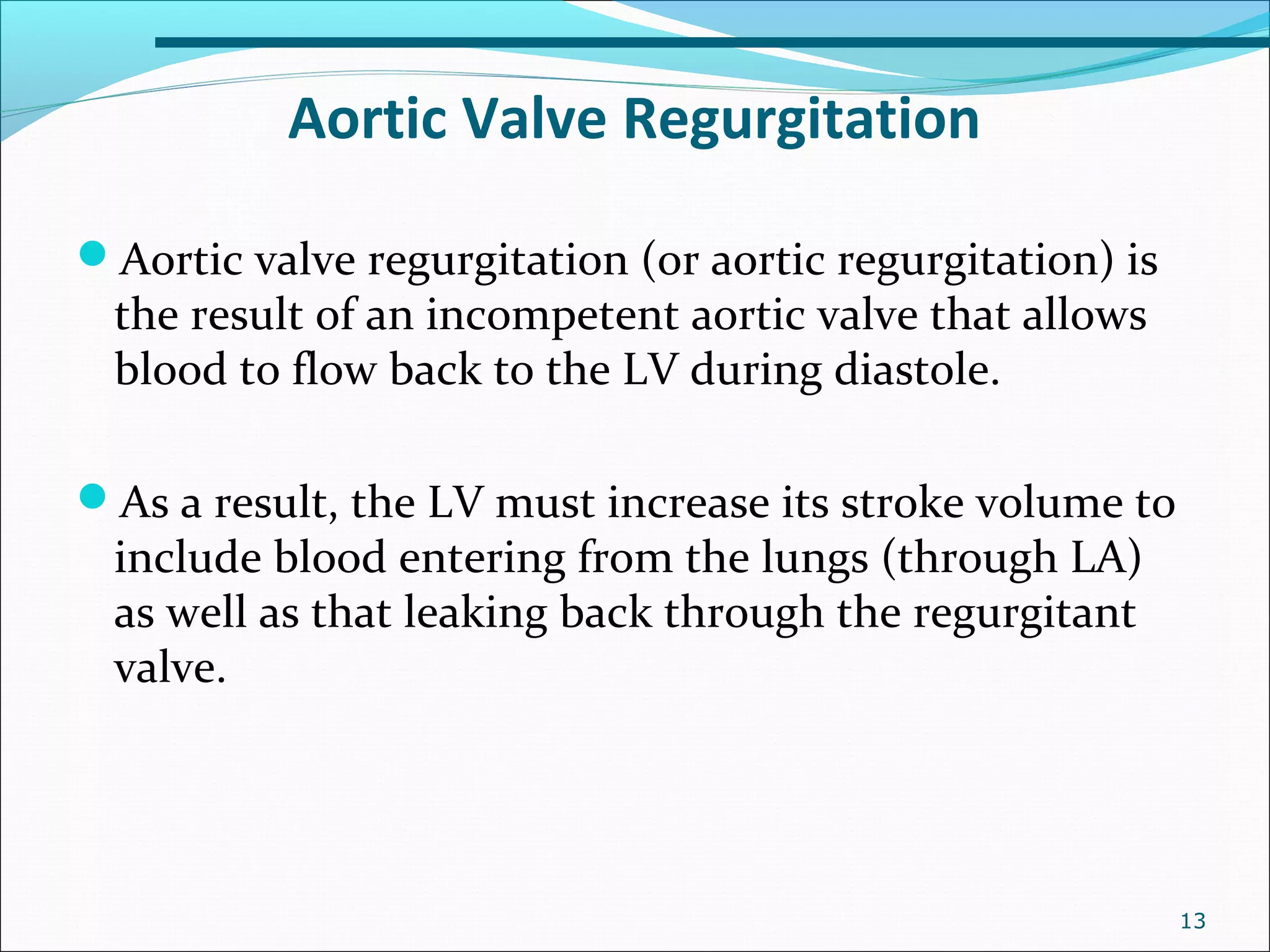 Aortic valve disorders | PPT