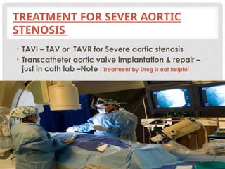 aortic valve for TAVI cases and tayp of aortic valve | PPTX