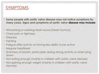 aortic valve for TAVI cases and tayp of aortic valve | PPTX