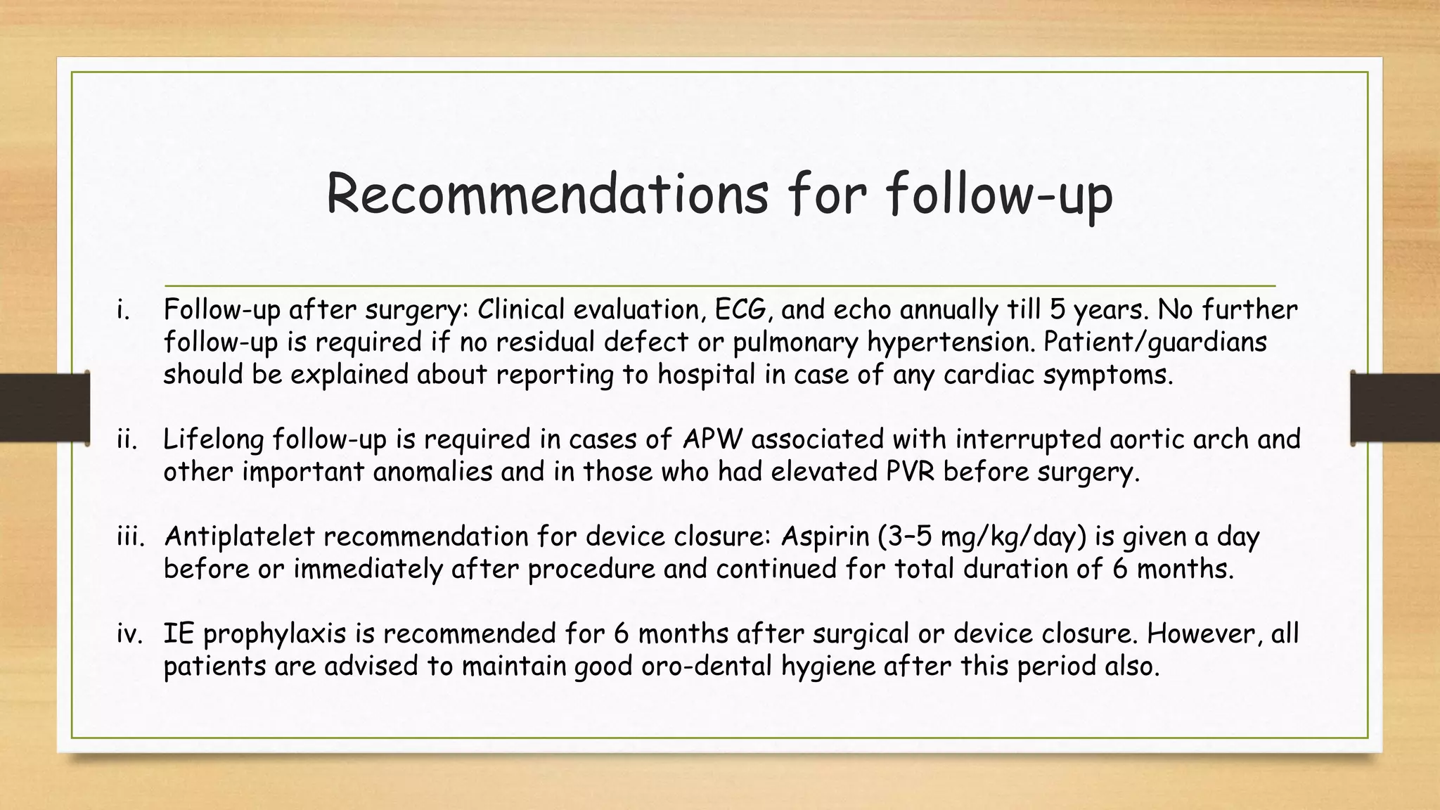 Aorto pulmonary window may 2021 | PDF