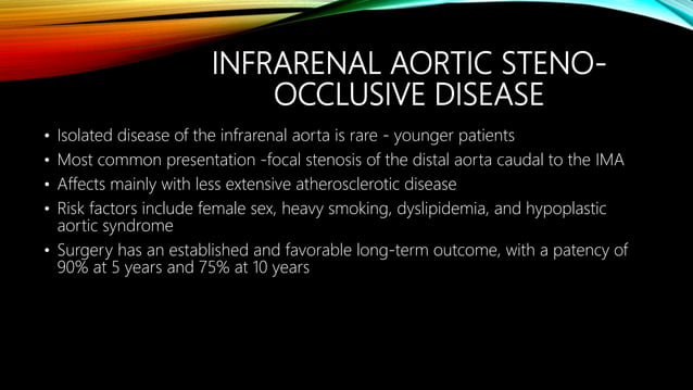 Aorto iliac interventions | PPTX | Heart and Cardiovascular Diseases ...