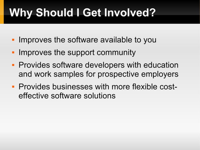 Getting Involved in Open Source - Matthew Turland | ODP