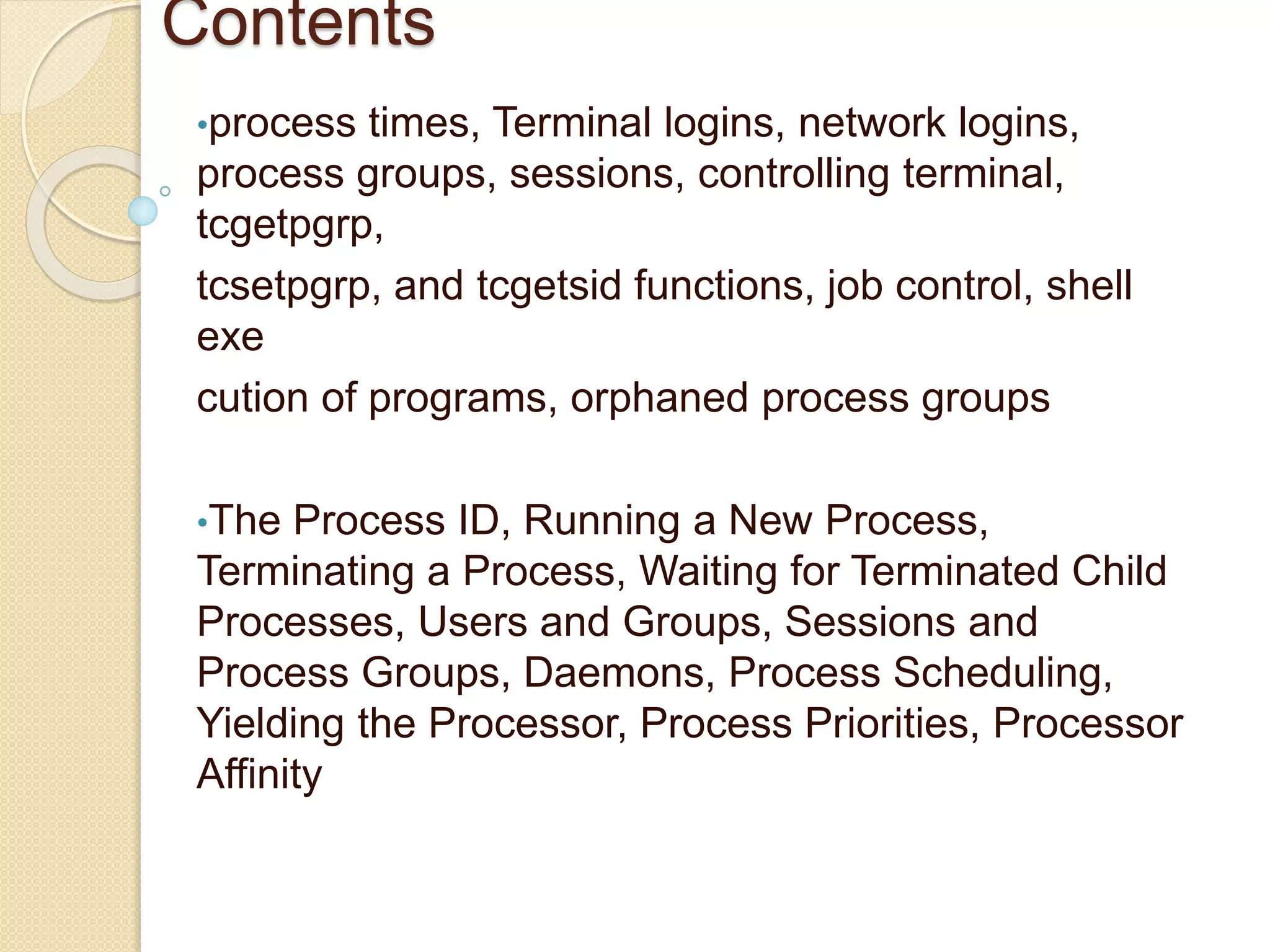Advanced Operating Systems......Process Management | PPT