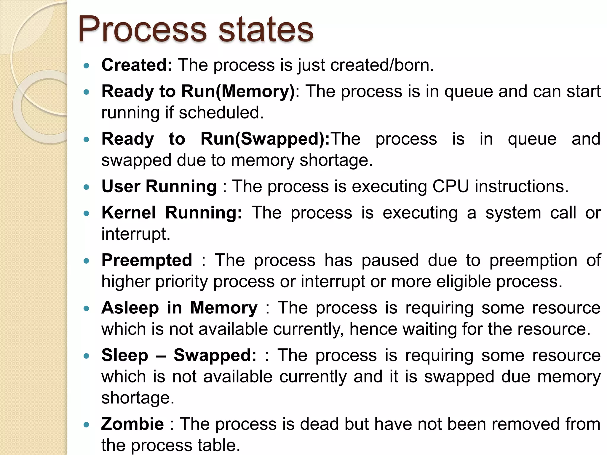 Advanced Operating Systems......Process Management | PPT