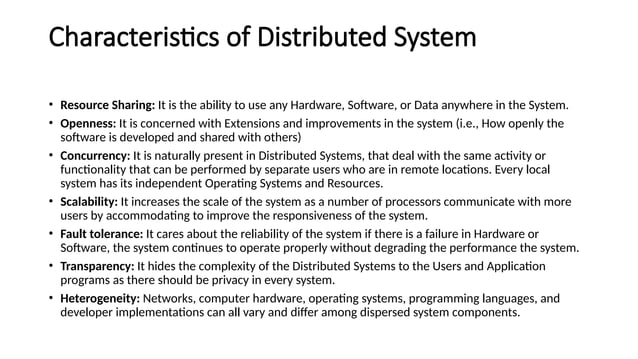 Design Issues of Distributed System (1).pptx | Databases | Computer ...