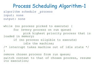 Chap_8 process scheduling and time advanced os | PDF