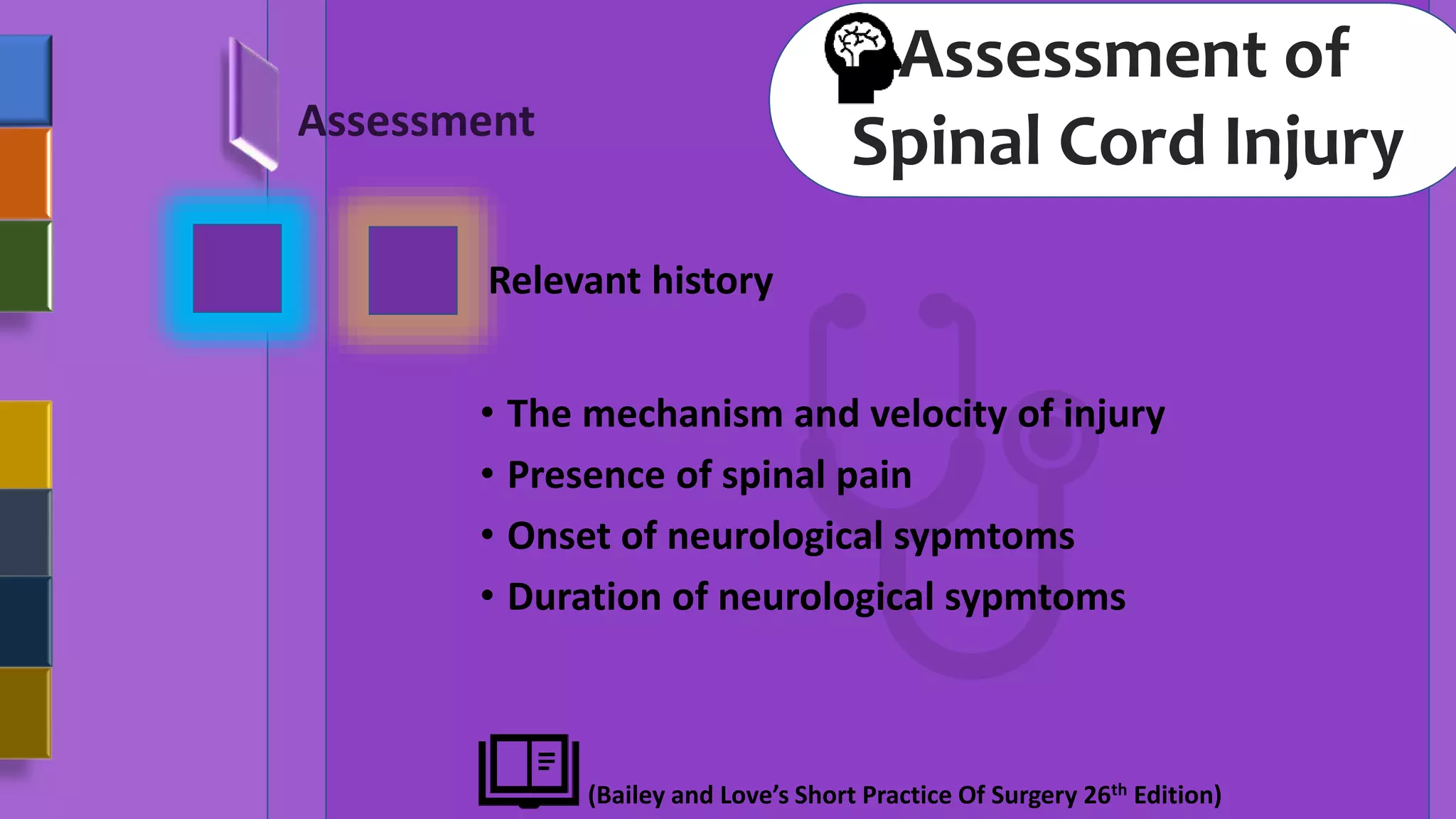 Assessment Of Spinal Cord Injury | PPTX