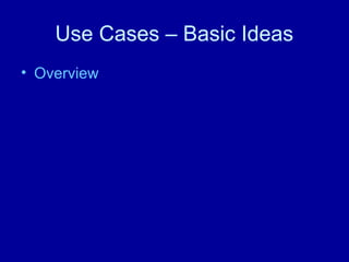 Aspect-Oriented Software Development with Use Cases | PPT