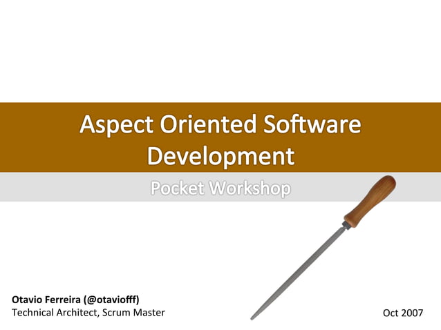 Aspect Oriented Software Development | PDF