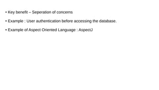 Aspect Oriented Software Engineering | PDF