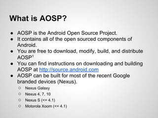 Aosp+ | PPT