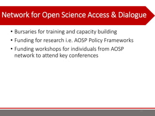 The Landscape of Open Science in Africa/Susan Veldsman & Joseph Wafula | PDF