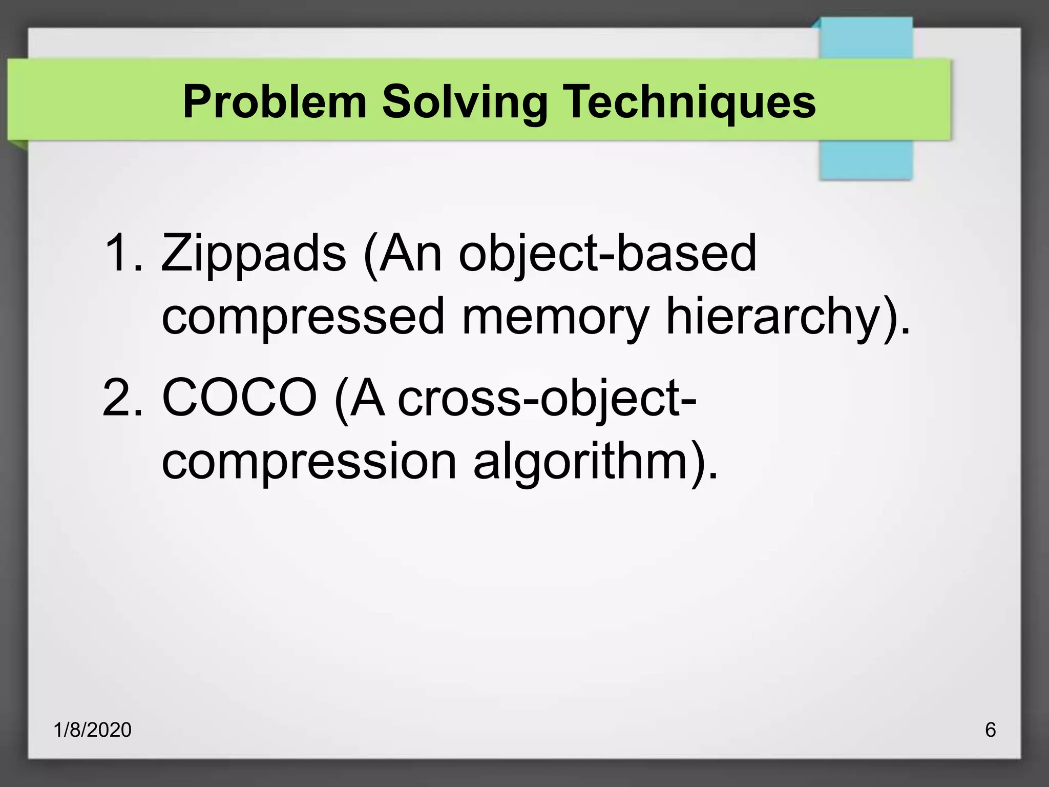 Compress Objects, Not Cache Lines: An Object-Based Compressed Memory
