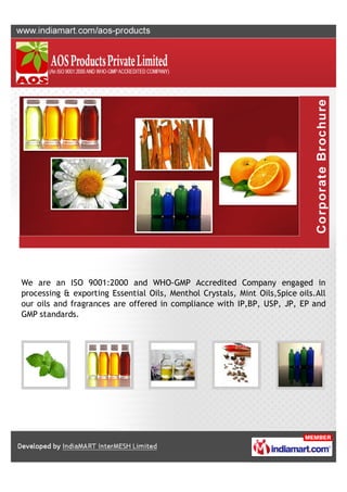 AOS Products Private Limited, Ghaziabad, Menthol Crystals | PDF