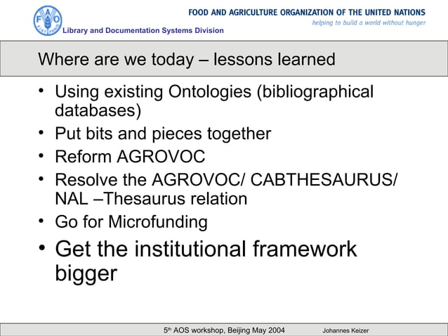 Aos Project and Realization | PPT