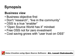 Value Creation using Open Source Software | PDF
