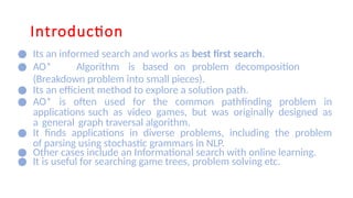 AO* algorithm in Artificial intelligence (AI).pptx