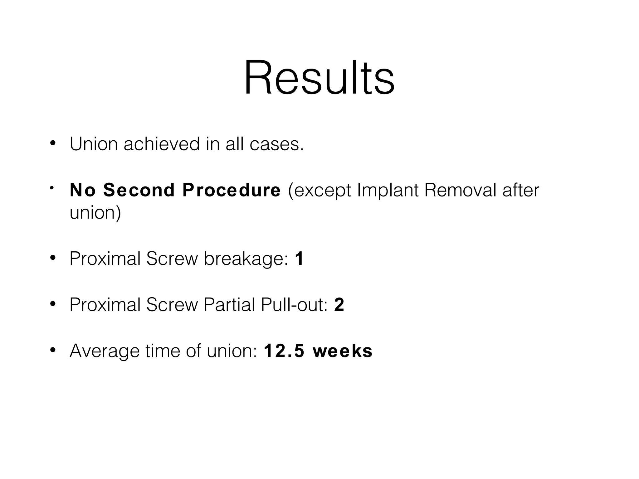 Evaluation of Outcome of Treatment of Complex Proximal Femoral ...