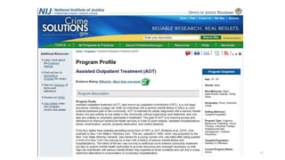 Assisted Outpatient Treatment (AOT) for CIT officers | PPT