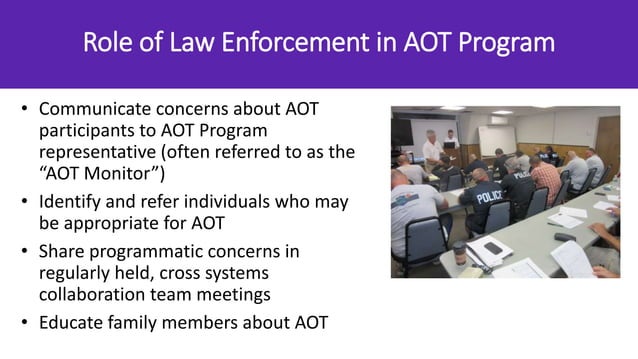 Assisted Outpatient Treatment (AOT) for CIT officers | PPT