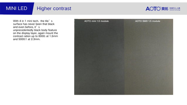 AOTO LED Tiles for Virtual Production | PDF