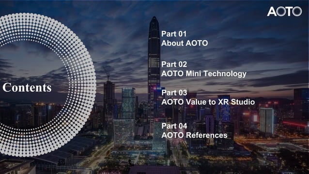 AOTO LED Tiles for Virtual Production | PDF