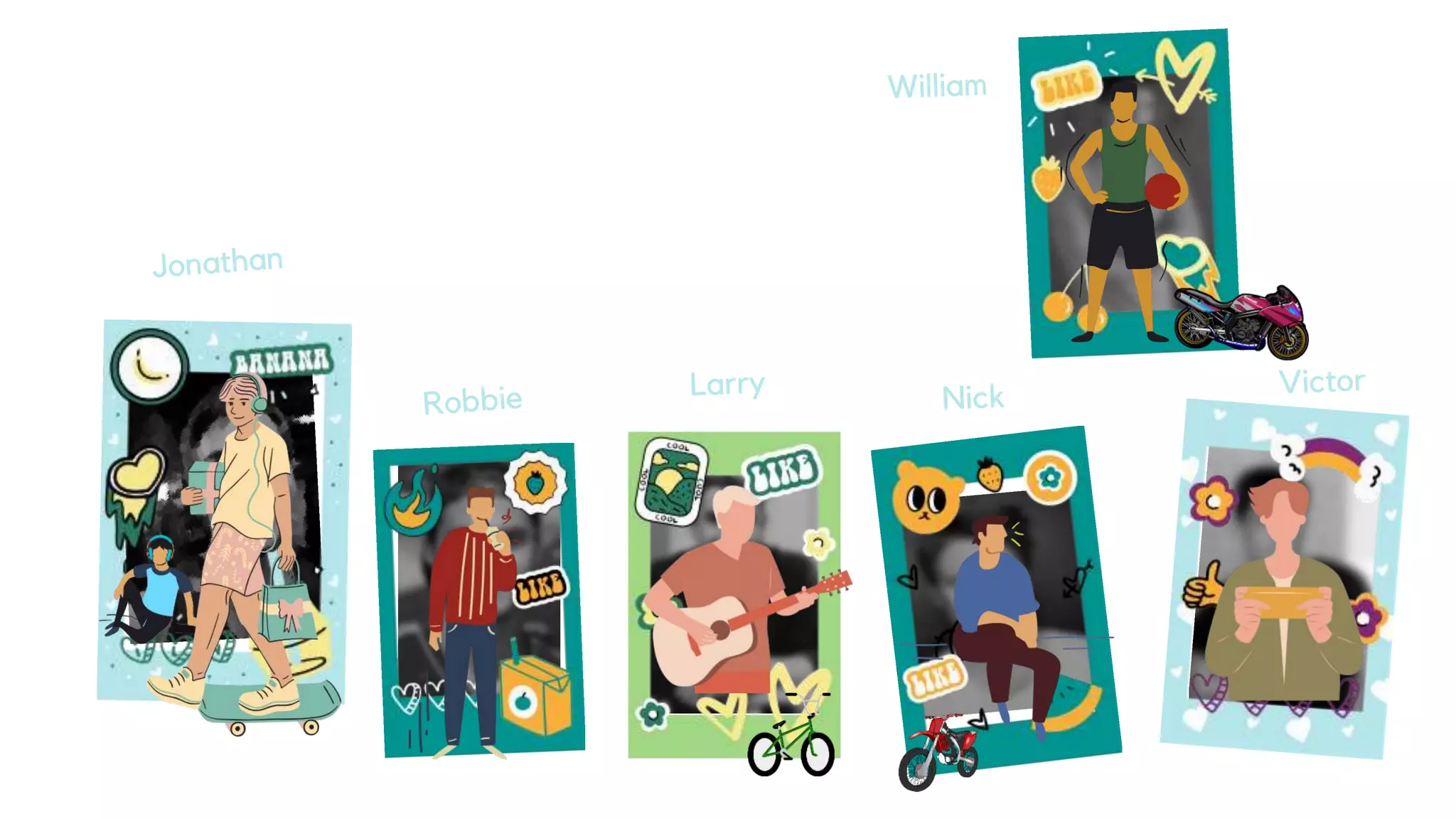 AOTRY Characters Visualization Board | PPTX | Books and Literature