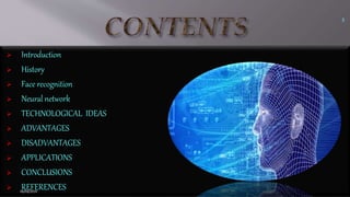 FACE RECOGNITION USING NEURAL NETWORK | PPTX | Artificial Intelligence | Technology & Computing